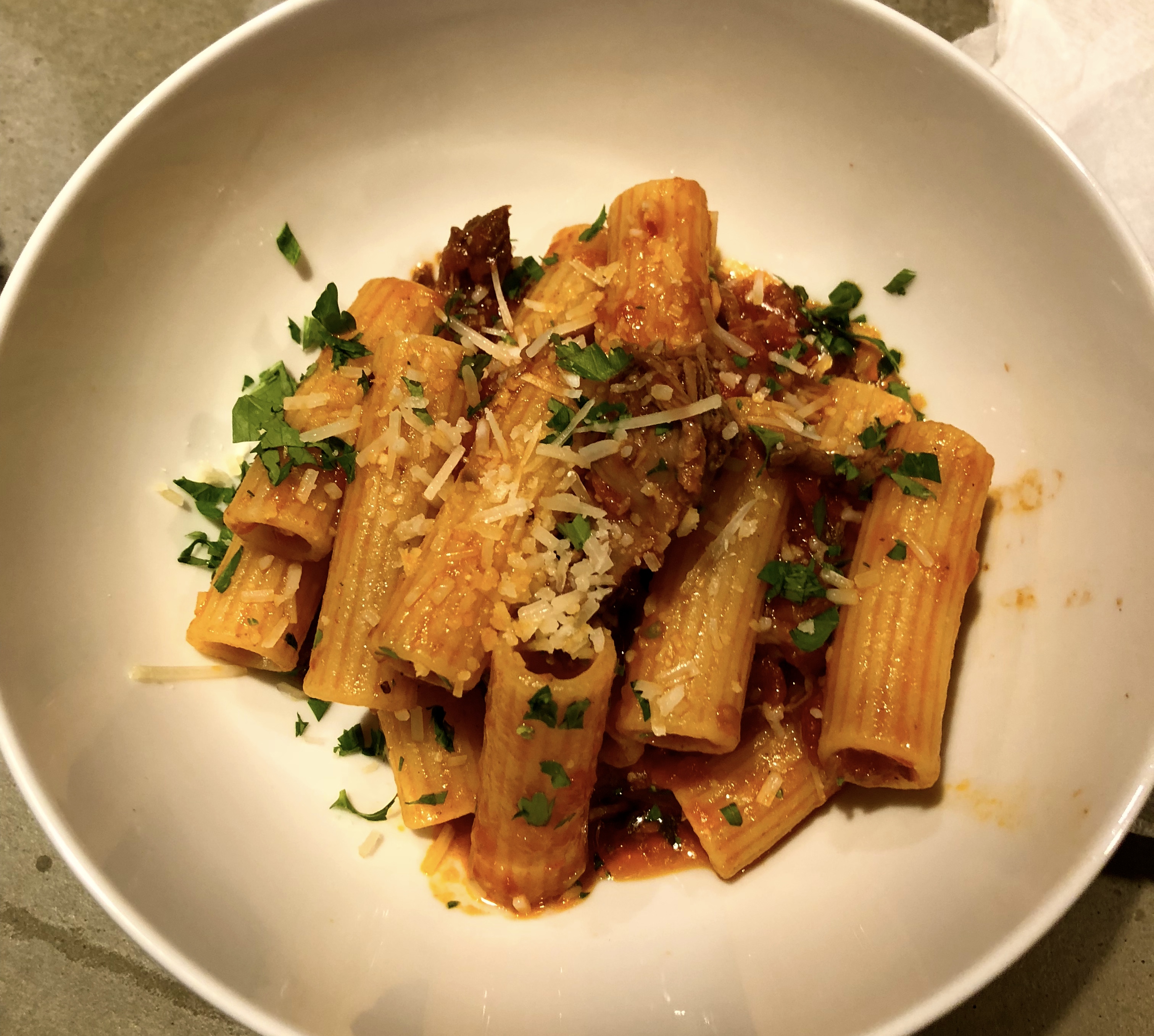 Rigatoni w/ Short Rib Sugo – Q's Test Kitchen